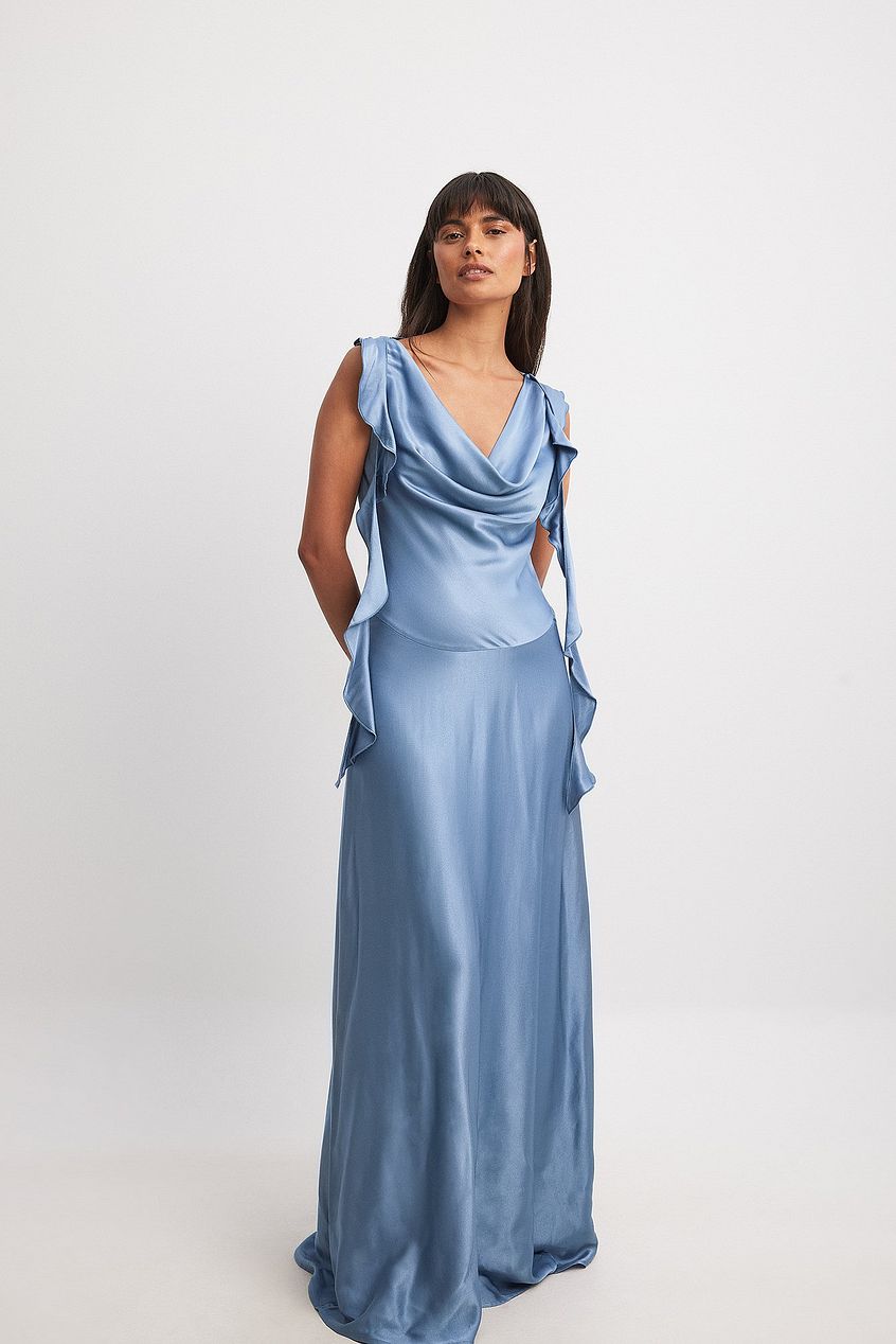 Satin Mermaid Maxi Dress – DEXISTREND