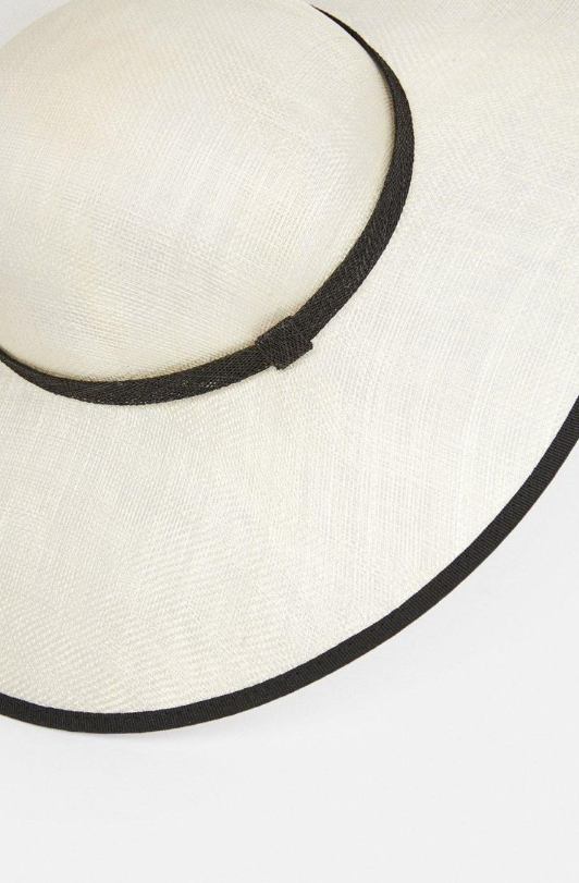 Grosgrain Trim Large Disc Fascinator – DEXISTREND